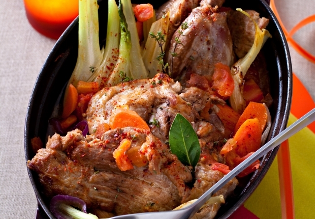 ცხვრის ბეჭი ბოსტნეულით - Gemrielia.ge