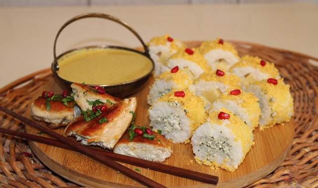 „მეგრული სუში“ რამდენიმე საიდუმლო ინგრედიენტით - განსხვავებული კერძი ...