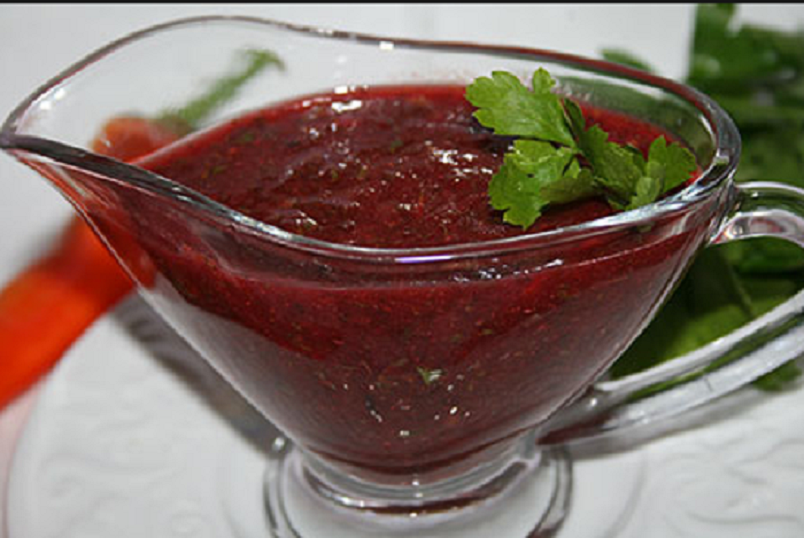 წითელი ტყემლის არომატული საწებელი - Gemrielia.ge