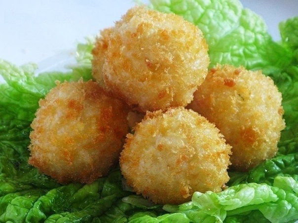 ყველის ბურთები ნივრით - Gemrielia.ge