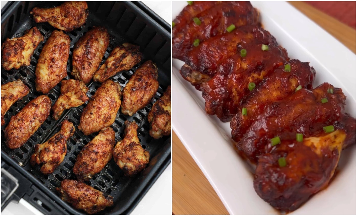 "ისეთია თითებს ჩაიკვნეტთ... უმარტივესი მოსამზადებელია!" - აეროგრილში შემწვარი ქათმის ფრთები ...